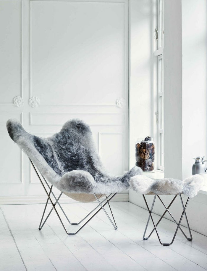 Butterfly chair with ottoman store